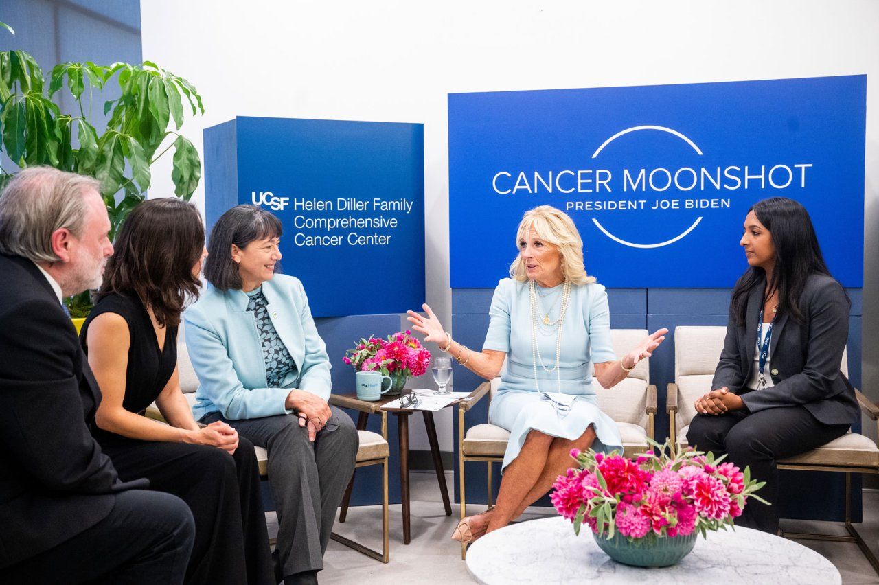 Ucsf Hosts First Lady Jill Biden To Discuss Breast Cancer Research